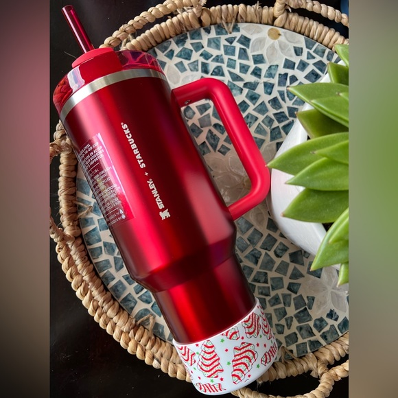 Stanley | Dining | Stanley X Starbucks Holiday Red 4 Oz Stainless Steel ...